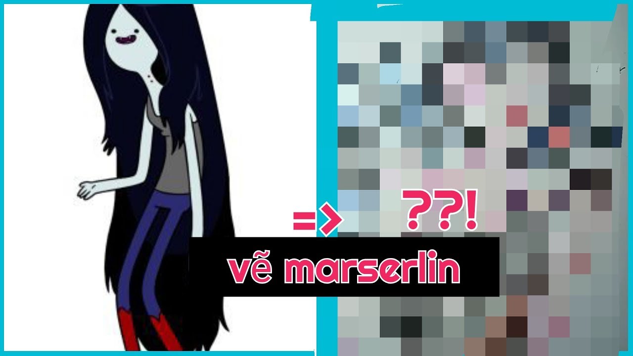How to draw Marceline in adventure time/Realistic sale style - YouTube