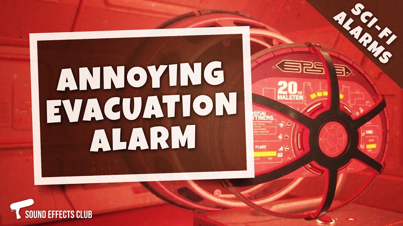 Sci-Fi Evacuation Alarm - Free to Use Sound Effect - YouTube