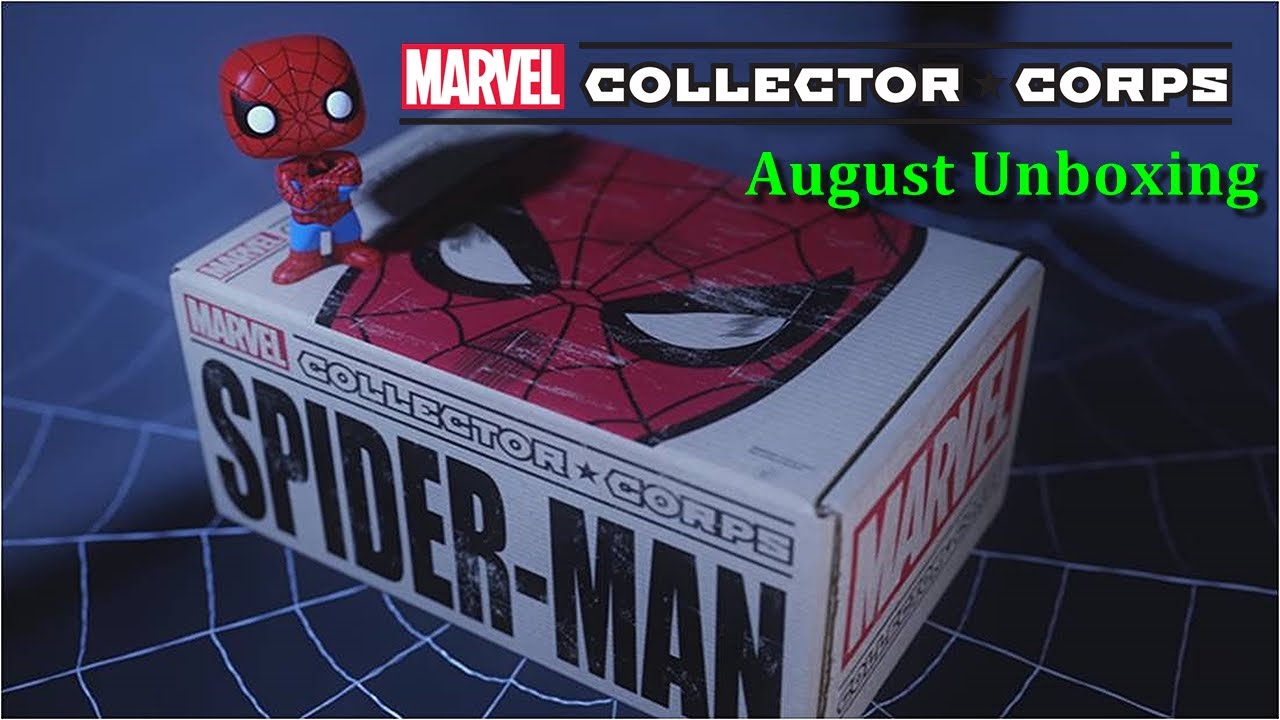 Marvel Collector Corps Unboxing :: August 2016 :: Spider Man :: MCC ...
