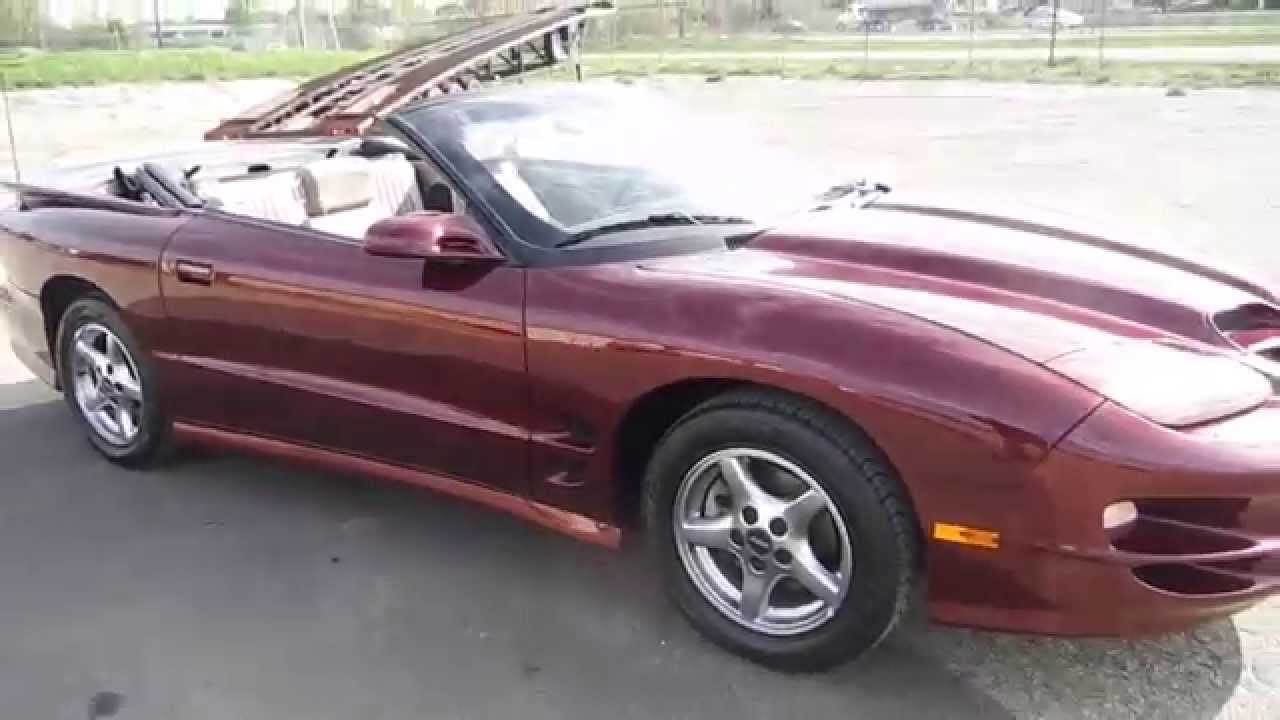 2000 Pontiac Firebird Convertible | For Sale | Online Auction - YouTube