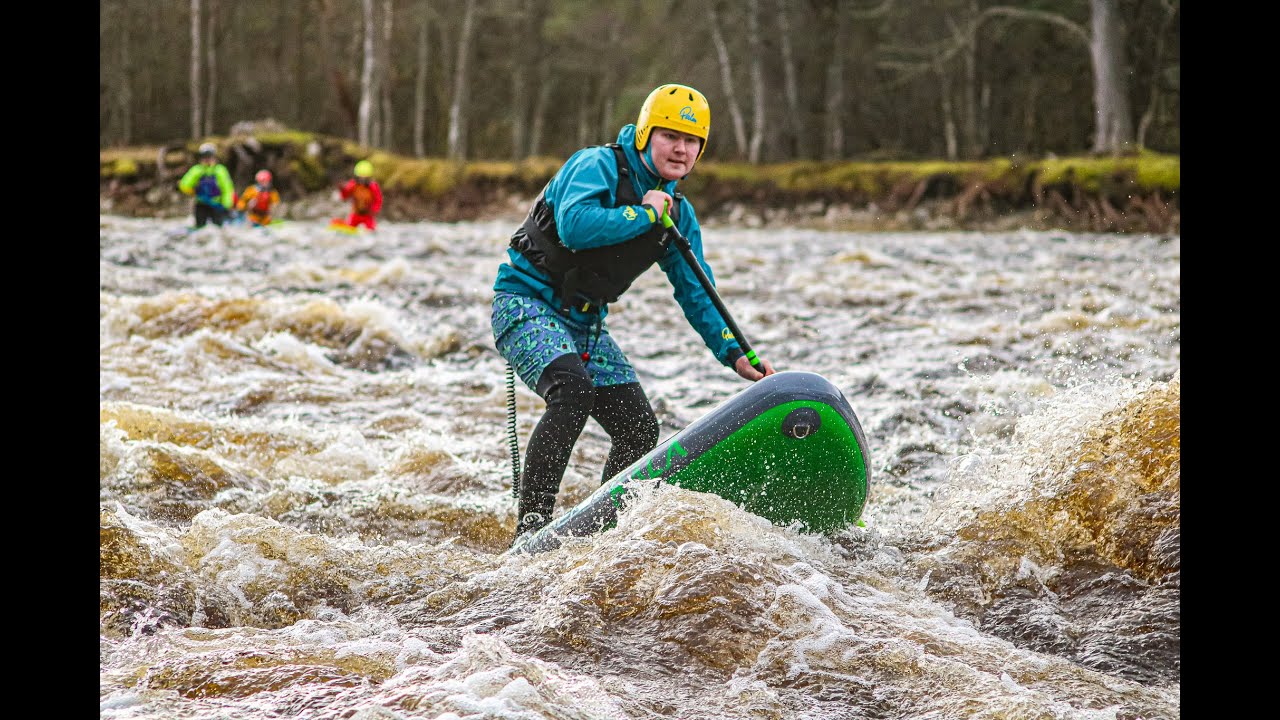 River Avon Scotland SUP Grade 3 - YouTube