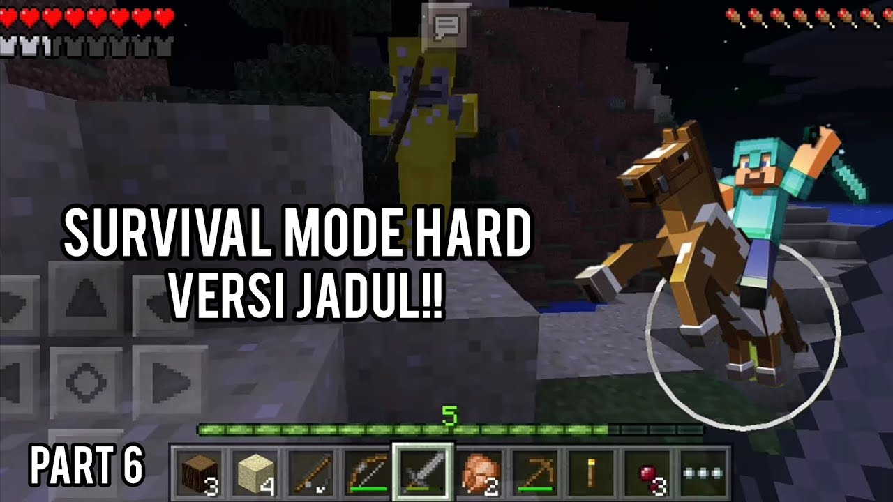 aku main game Minecraft versi jadul tapi mode hard!! part 6 - YouTube