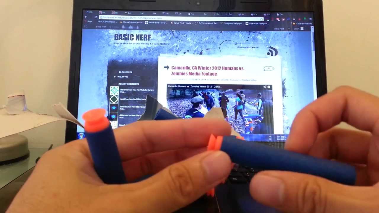 Nerf Elite Suction Dart (30 Pack) Unboxing & Initial Thoughts - YouTube