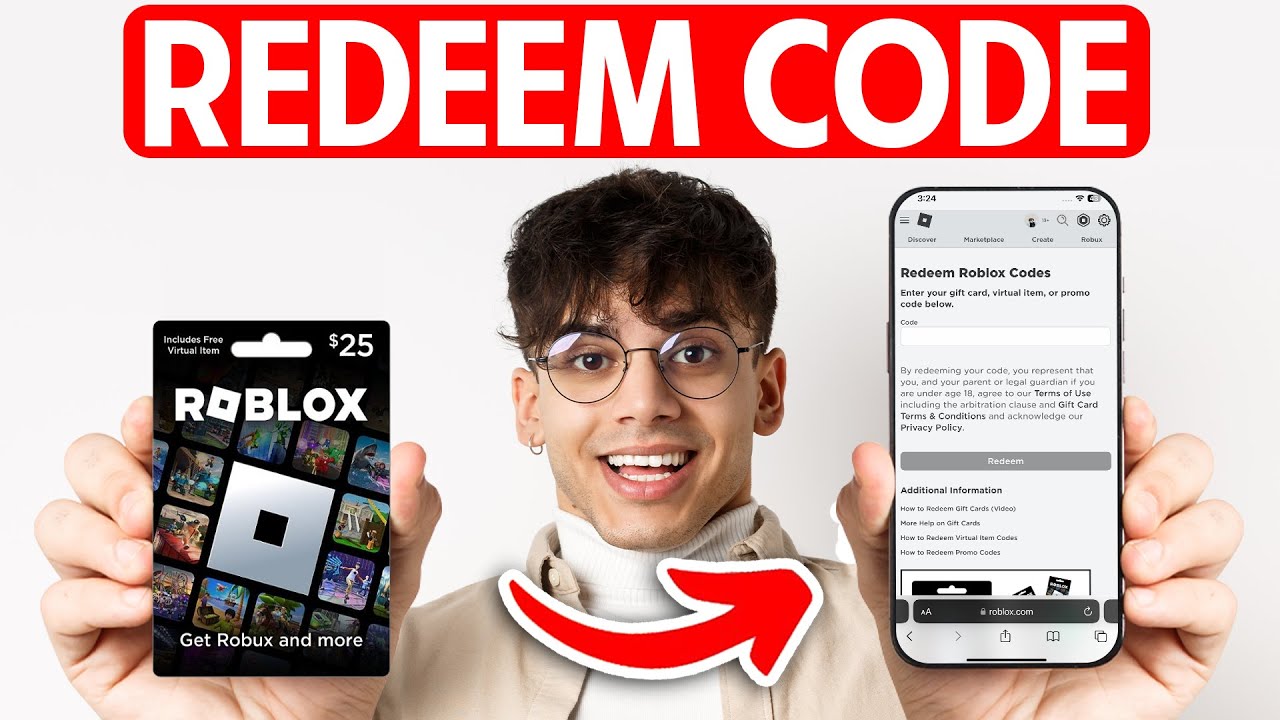 How to Redeem Roblox Gift Card on Mobile (2025) | iPhone/Android - YouTube