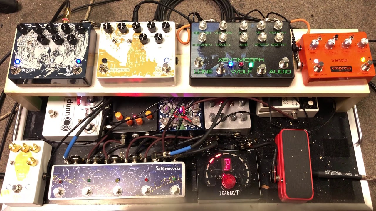 Current pedalboard setup - YouTube