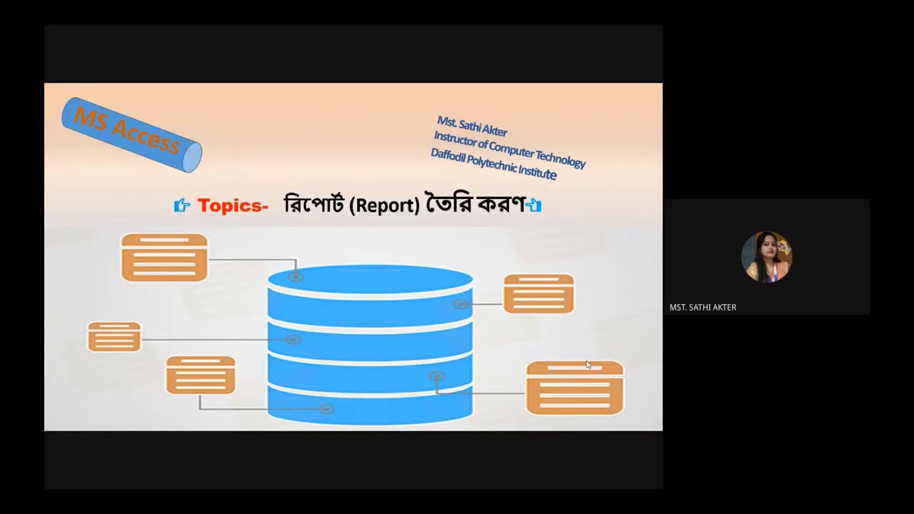 Topics-: Report Making in MS Access - YouTube