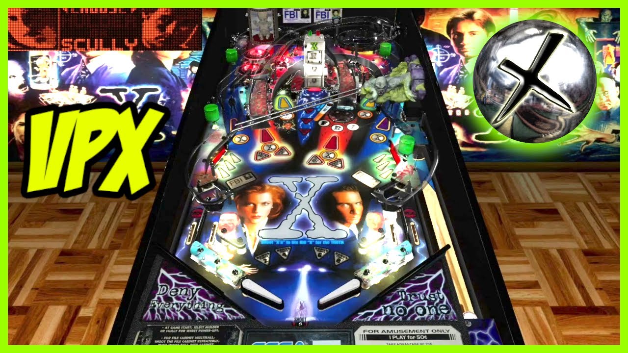 X-Files VPX (Sega, 1997) MOD | Visual Pinball X - YouTube