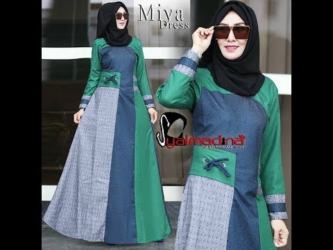 Modest Dress Hijab Fashion Style 2018  | 4 Model Baju Muslimah Modis Cantik Modern