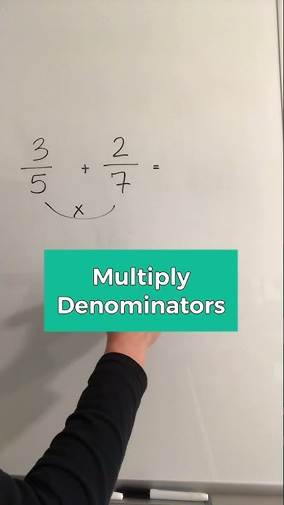 Adding Fractions With Different Denominators Using The Butterfly Method ...