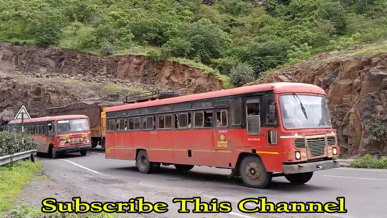 MSRTC 2 BUS BACK TO BACK~TATA~EICHER~ASHOK LEYLAND MSRTC BUS | अच्छा ...