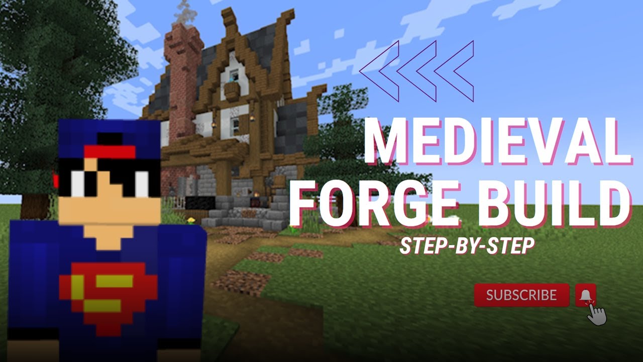 Minecraft: Construct a Medieval Forge - Detailed Tutorial - YouTube
