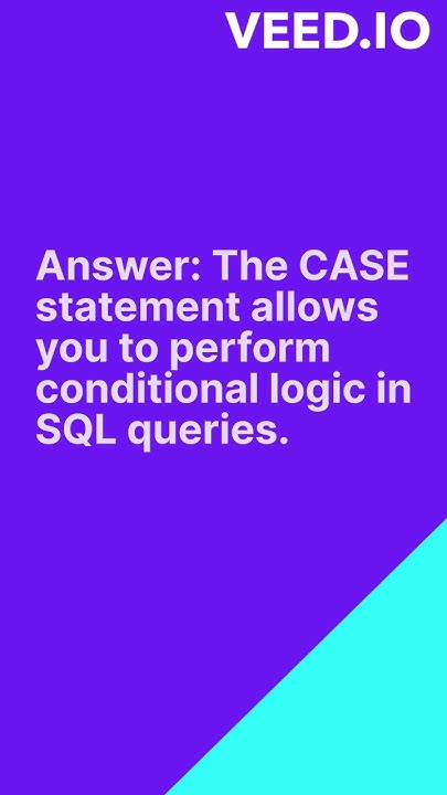 Use Of The Sql Case Statement Viralshort Learning Sqlserver Sql Coder Sqlfullcourse Viral