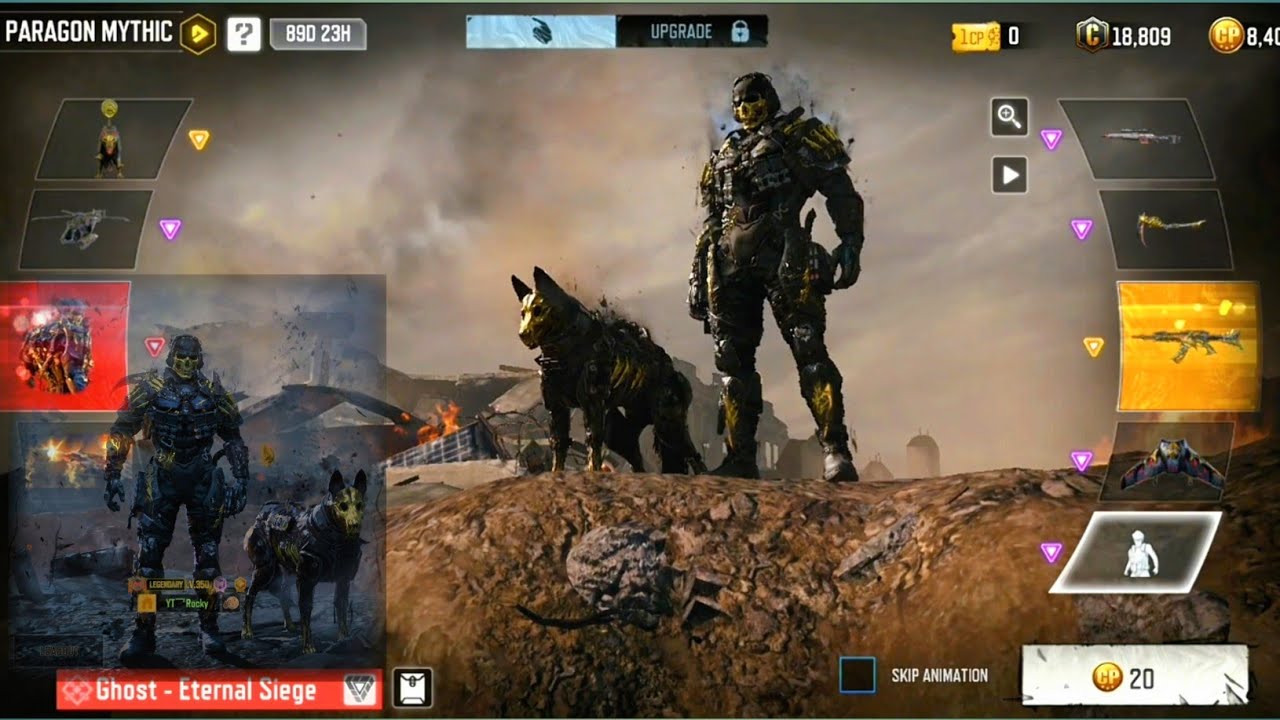 MYTHIC GHOST 💀🔥 - ETERNAL SIEGE IN COD MOBILE - YouTube