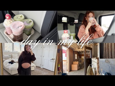 come spend the day with me ♡ pregnancy, barn days & coffee runs