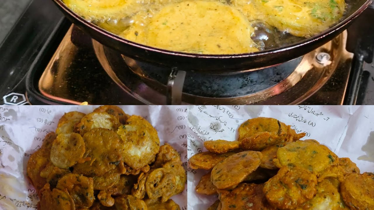 lauki ke crispy bhejiye 😋 - YouTube