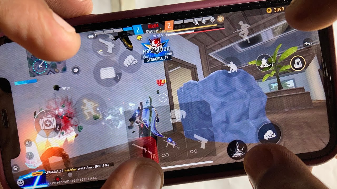 iPhone 11 Free Fire Max Full Gameplay - YouTube