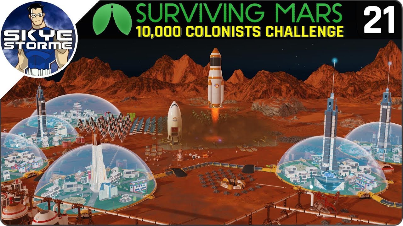 TERRAFORMING BEGINS! - Surviving Mars Green Planet THE LAST ARK EP 21 ...