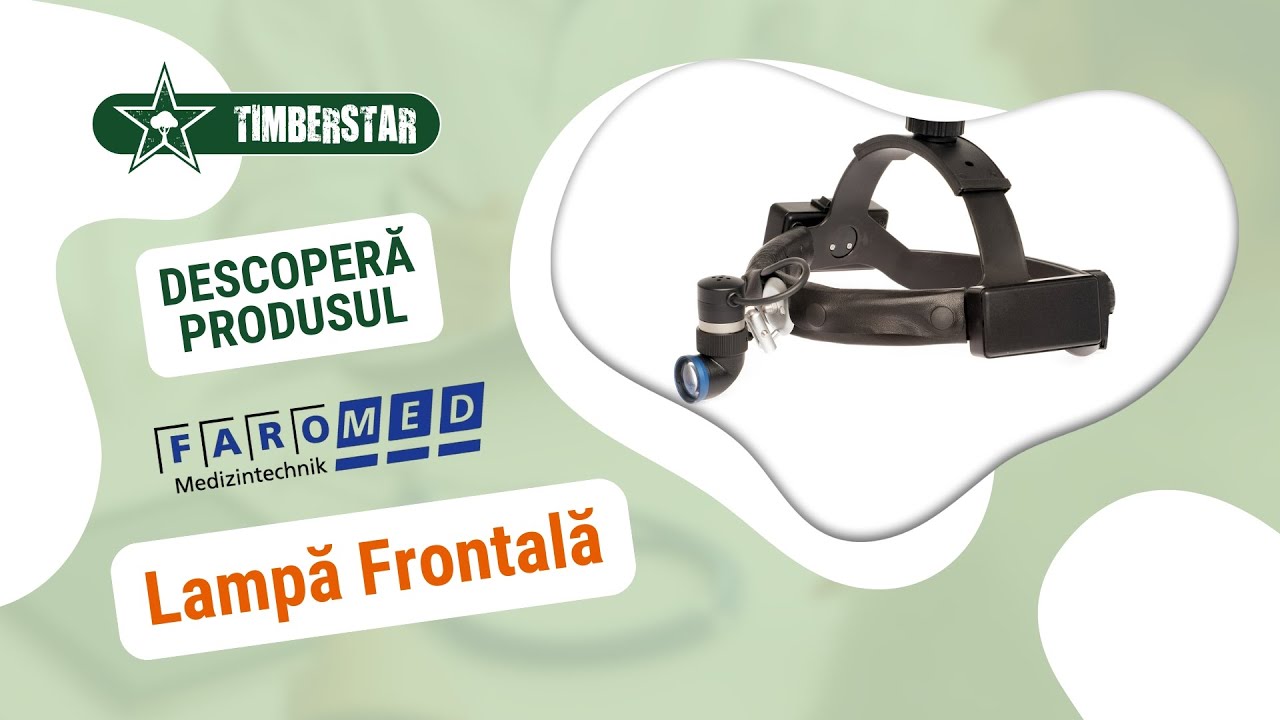 Lampă Frontală Wireless FAROMED | Timberstar Medical - YouTube