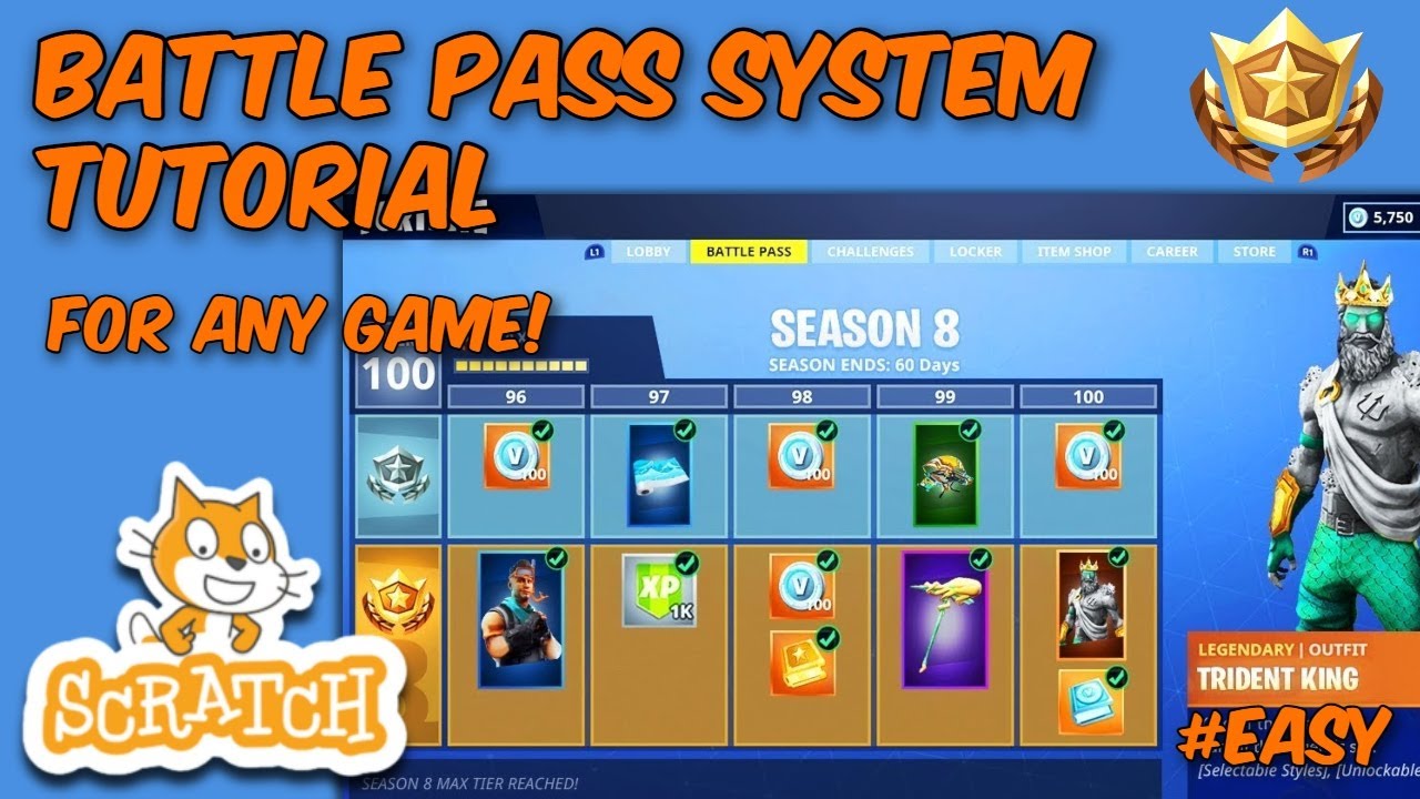 How to Make a Battle Pass System for Any Game in Scratch! #easy - YouTube