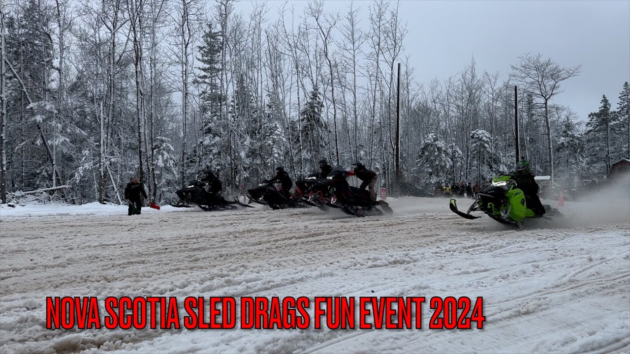 Nova Scotia Snowmobile Drag Racing Just For Fun Event 2024 Brow ...