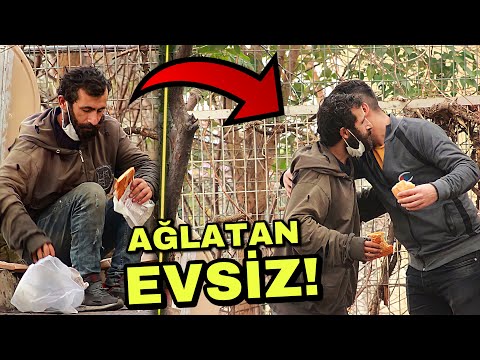 EVSİZDEN YEMEĞİNİ İSTERSEN!? / AĞLATAN SOSYAL DENEY