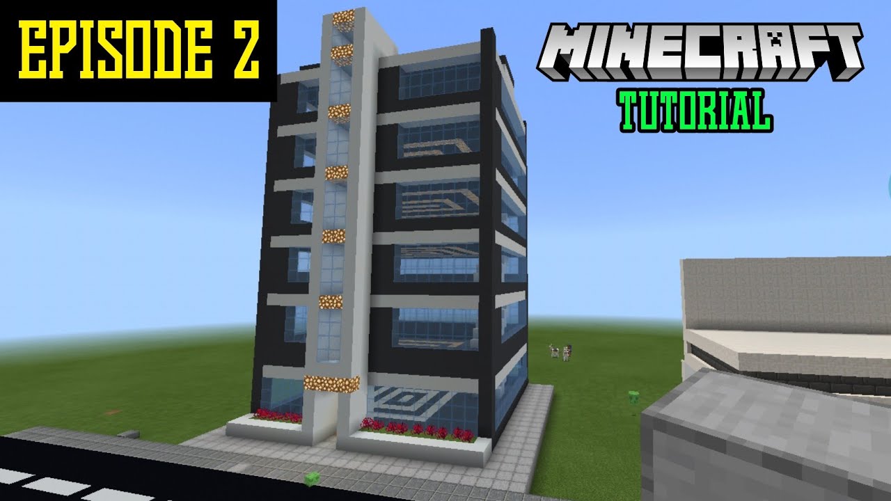 Minecraft Tutorial : How to make a Modern Apartment Building | City ...