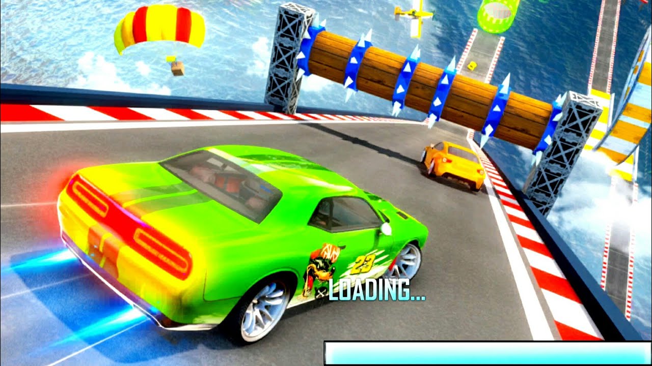 Mega Car Stunt car race/Car Stunt game 2023 - YouTube