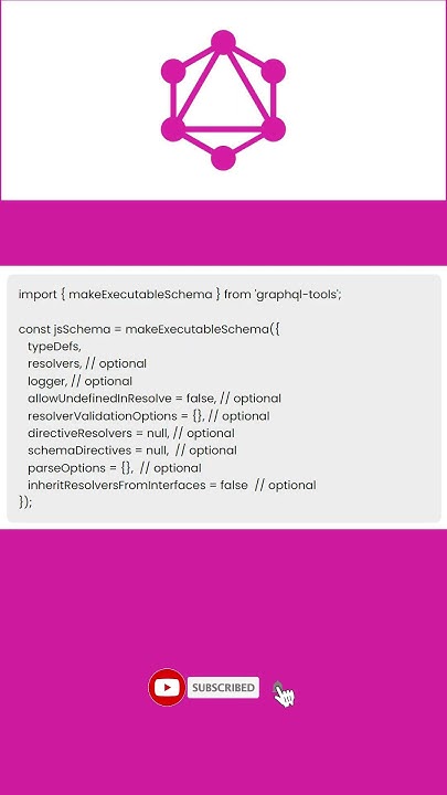 Graphql Schema Explained With Examples For Api Developers Graphqlapi Youtube
