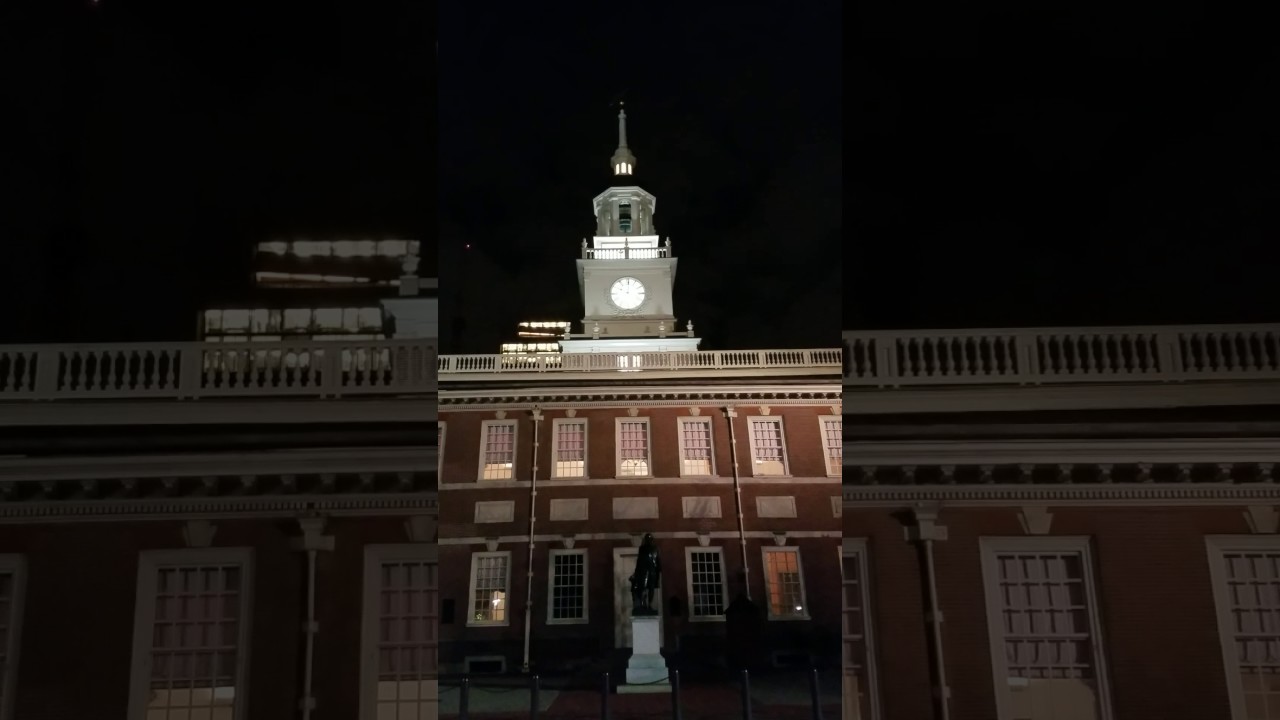 Independence Hall on Thanksgiving Night - YouTube