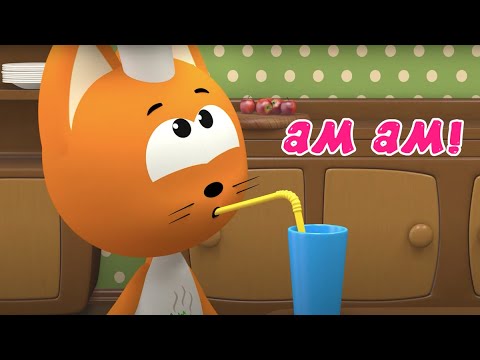 ÑAM ÑAM! 🍒🍕 El gatito Koté 🐱  Música Para Niños