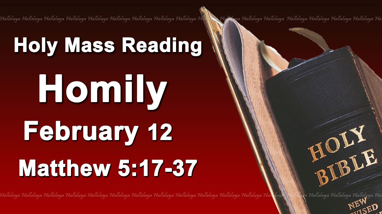 Homily Sunday February 12 2023 I Catholic Mass Daily Reading And ...
