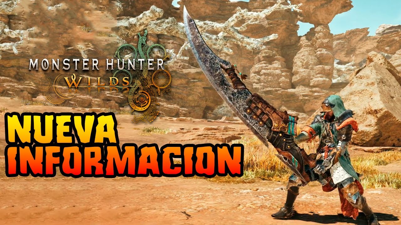 Nueva Espada Larga y Lanza Pistola: Llega nueva info de MH Wilds - YouTube