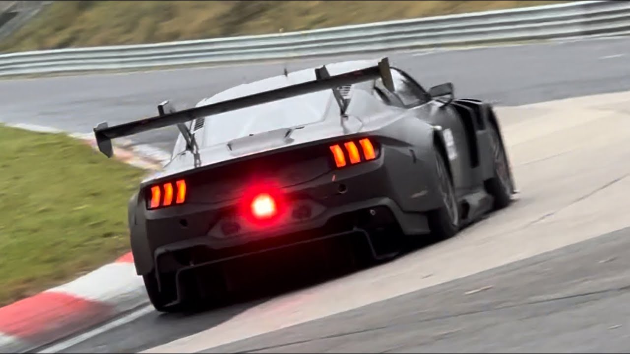 Nürburgring Nordschleife Ford Mustang GT3 Test NLS/24h Nürburgring 2025 ...