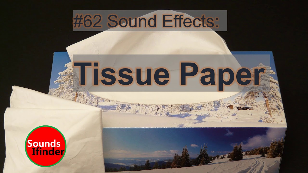 #62 Tissue Paper Pulling from bag Sound Effect_ASMR_Pull Tissue From ...