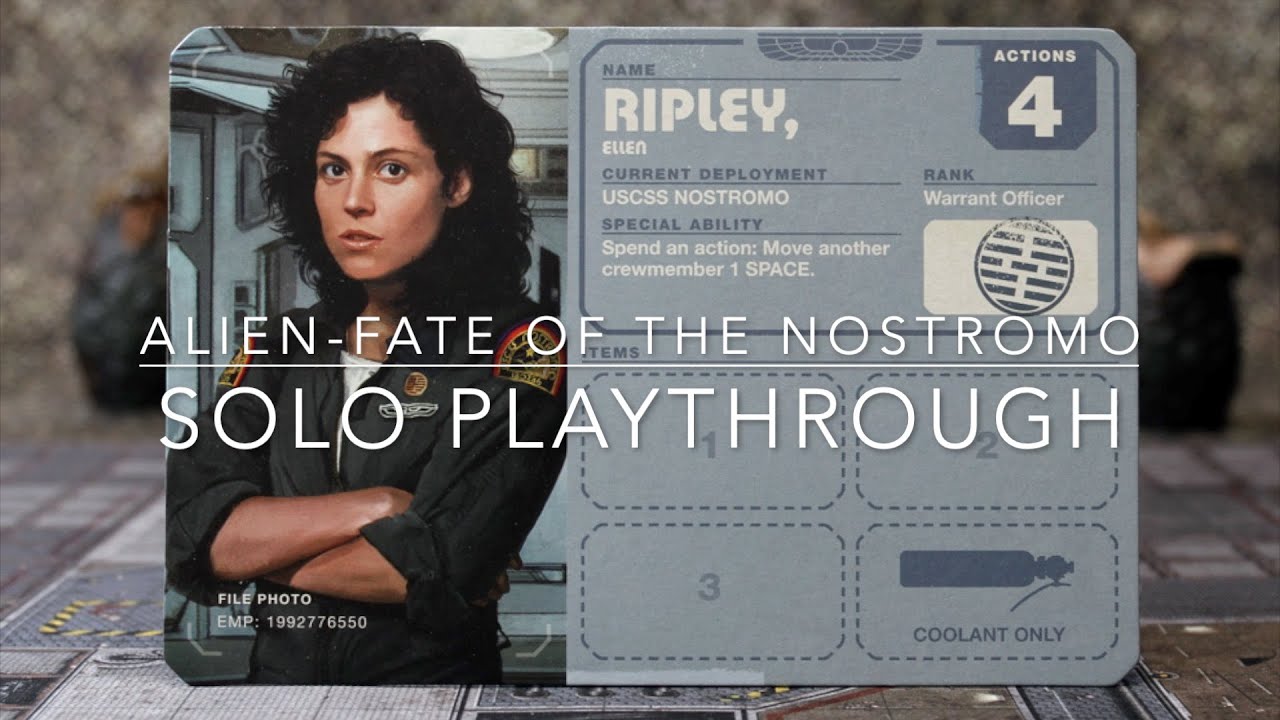 Alien - Fate of the Nostromo - Full Solo Playthrough - YouTube
