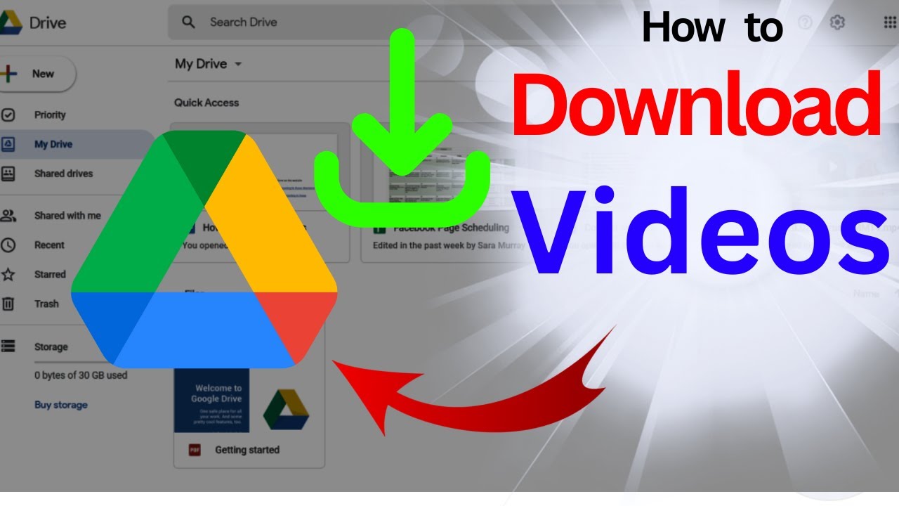 How to Download Video from Google Drive 2025 | Cómo Descargar Videos ...