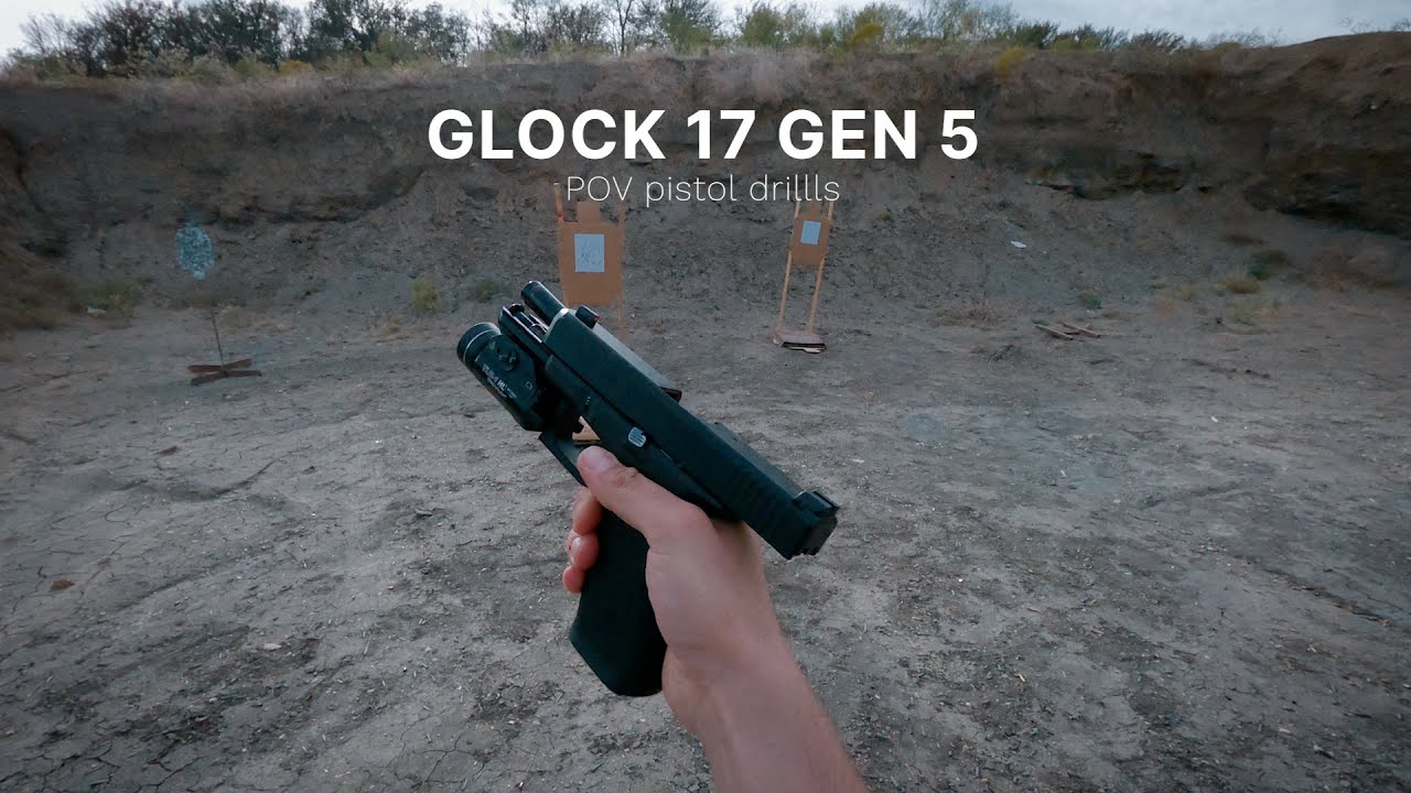 Glock 17 Gen 5 Pistol Drills: FPS Style - YouTube