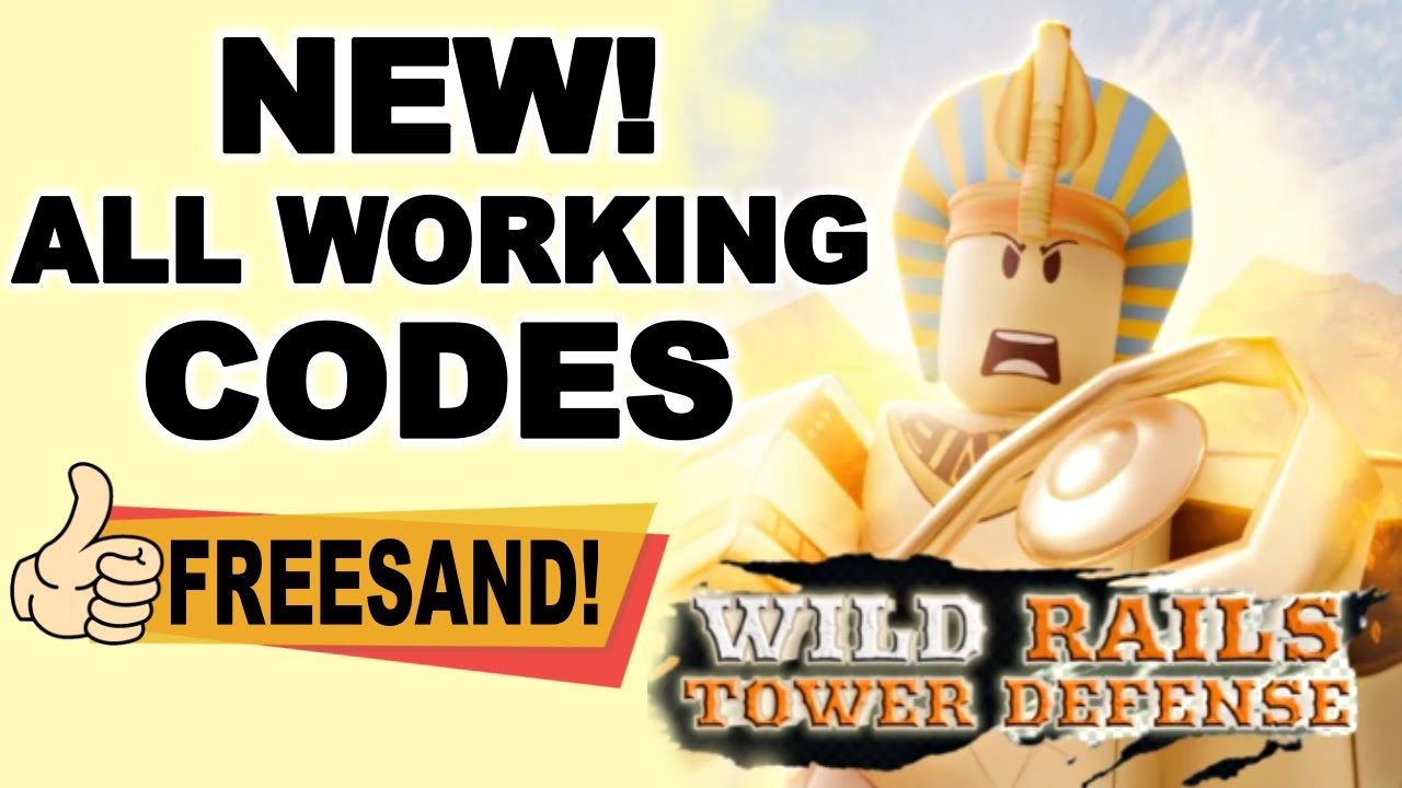 *NEW* ALL WORKING CODES FOR WILD RAILS TOWER DEFENSE - ROBLOX WILD ...