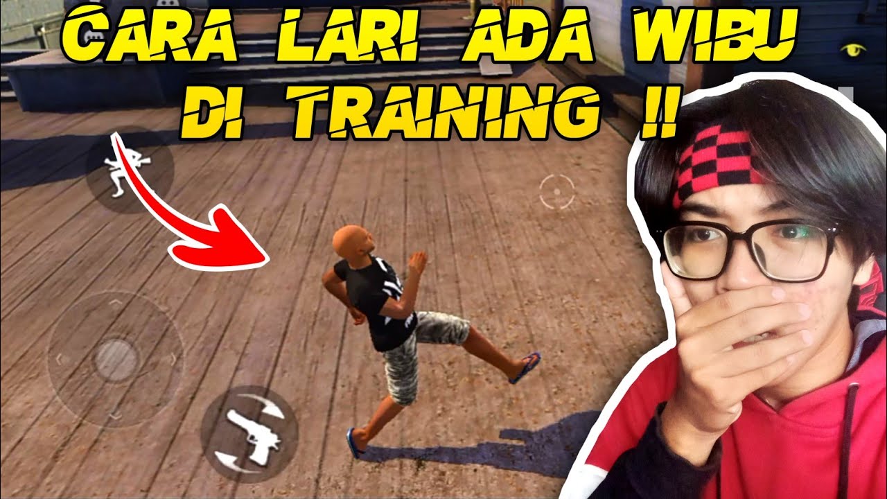 TUTORIAL LARI ADA WIBU DI TRAINING !! VIRAL !! - YouTube