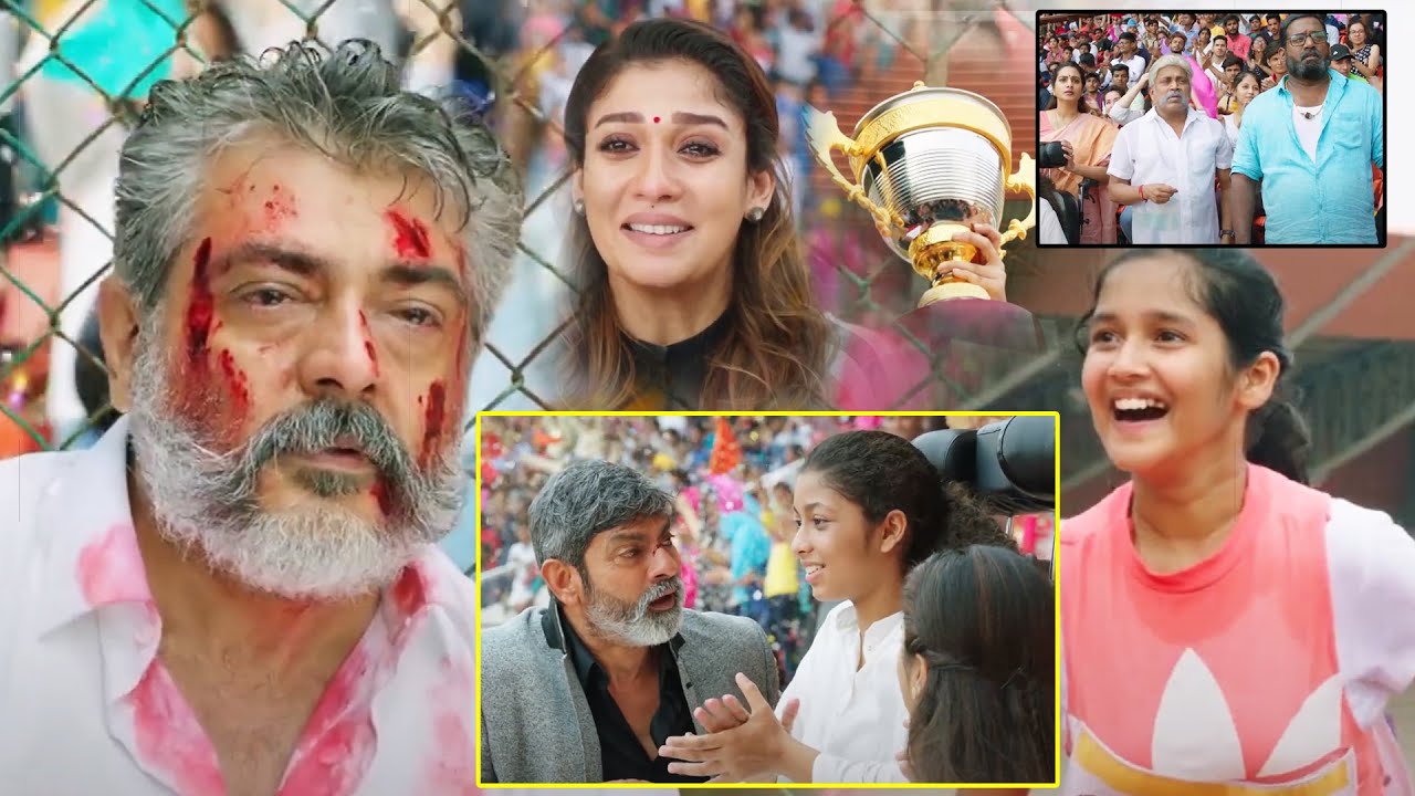 Ajith Kumar And Nayanthara Movie Climax Action Scene || Viswasam Movie ...