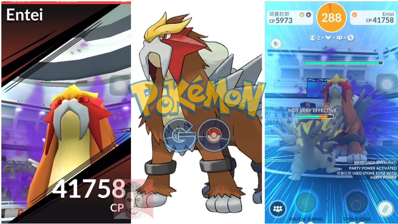 Fire Fang/Overheat 🔥 Shadow Entei Duo Raid 3 With Party Play (Cloudy) # ...