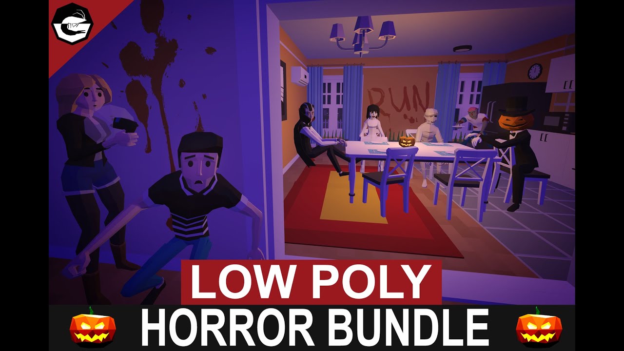 Low Poly Horror Bundle Trailer - YouTube