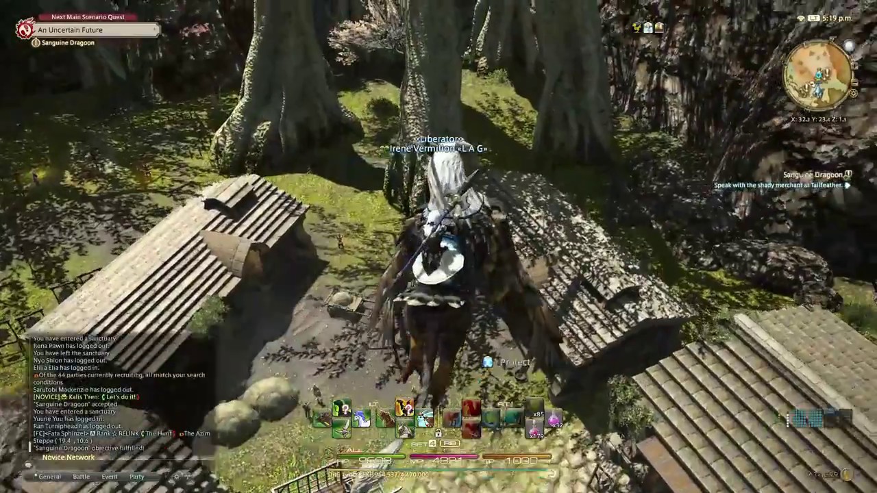 FFXIV : DRG Lv58 Sanguine Dragoon - Walkthrough - YouTube