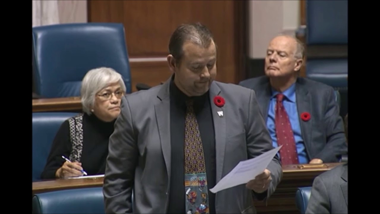 Wayne Ewasko on Take Your MLA To Work Day - YouTube