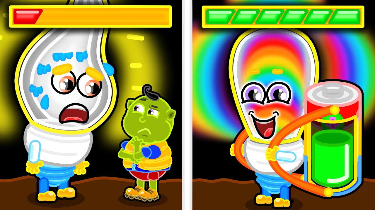 LeonCito | Bombilla de luz colorida parlante n.º 3 | Dibujos animados ...