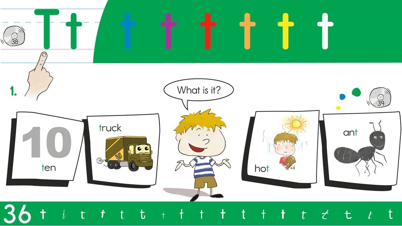 38. Tt Phoneme Chant - Think Read Write by ELF Learning - YouTube