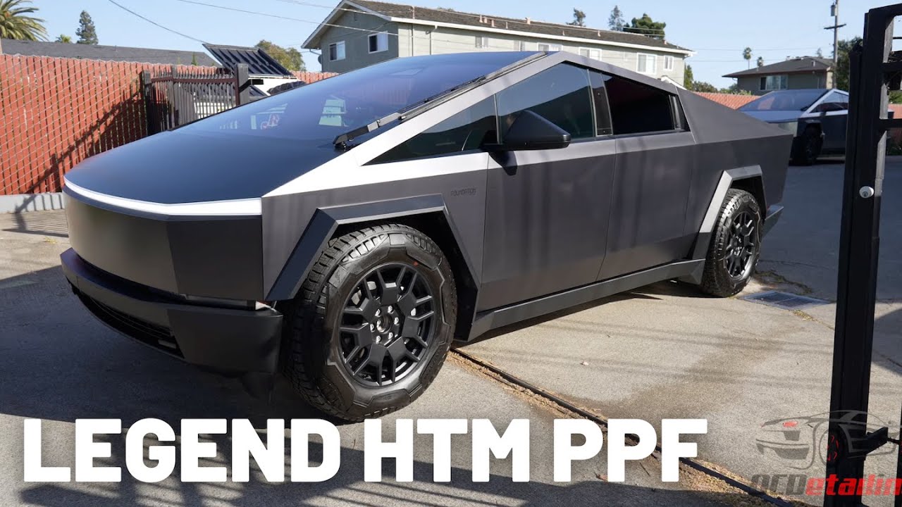 Cybertruck - LEGEND PPF HTM Series: Tinted Films - 40% Matte - YouTube