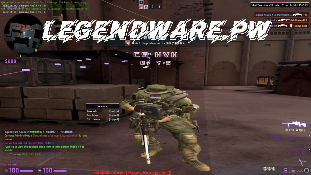 Legendware highlights#3/Best free cfg/Edit by Y.S/Prediction lua - YouTube
