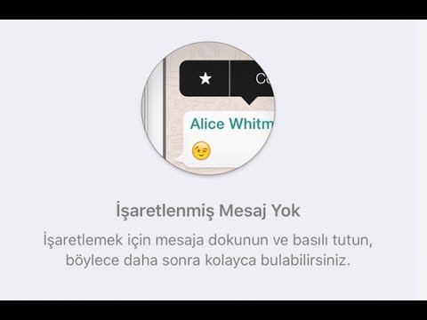 Whatsapp İşaretlenmiş Mesajlar Özelliği Nasıl Kullanılır? Ne işe Yarar?