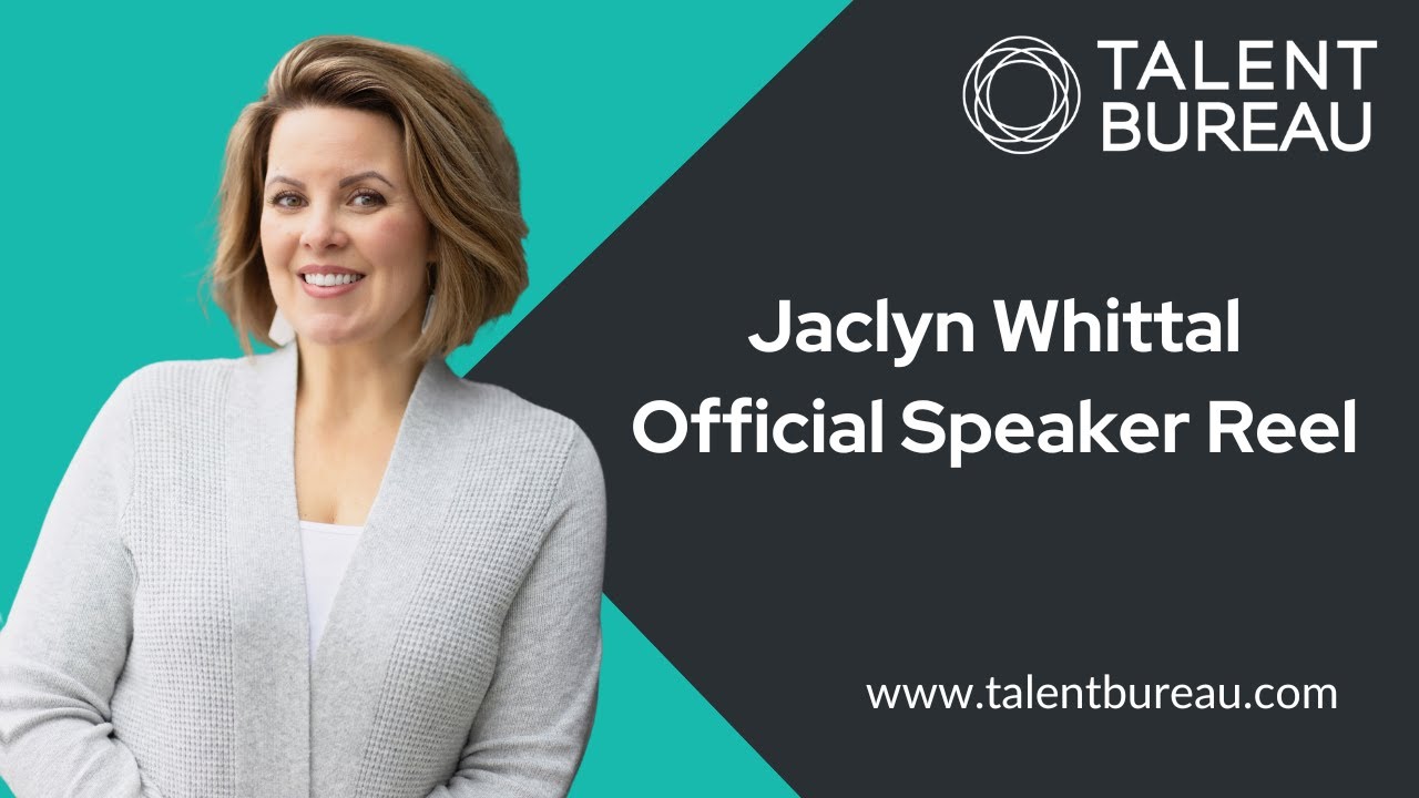 Jaclyn Whittal | Official Speaker Reel - YouTube